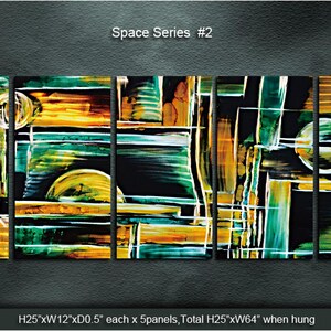 D26 Original Metal Wall Art Modern Painting Sculpture Indoor Outdoor ...