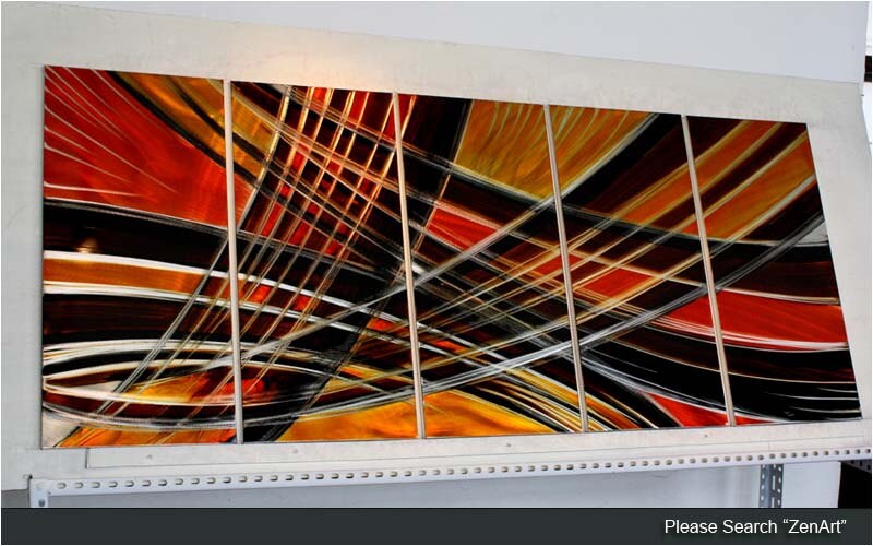 D04 Large Original Metal Art Modern Abstract Painting - Etsy