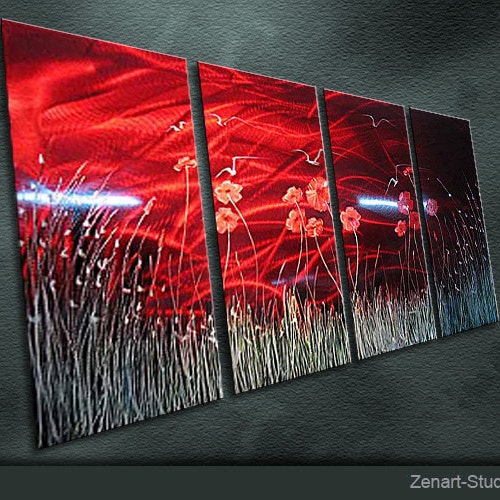 C07 Original Shining Metal Wall Art Modern Abstract Painting - Etsy