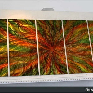 C07 Original Shining Metal Wall Art Modern Abstract Painting Sculpture ...