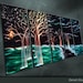 E20 Large Original Metal Wall Art Modern Abstract Painting Sculpture ...