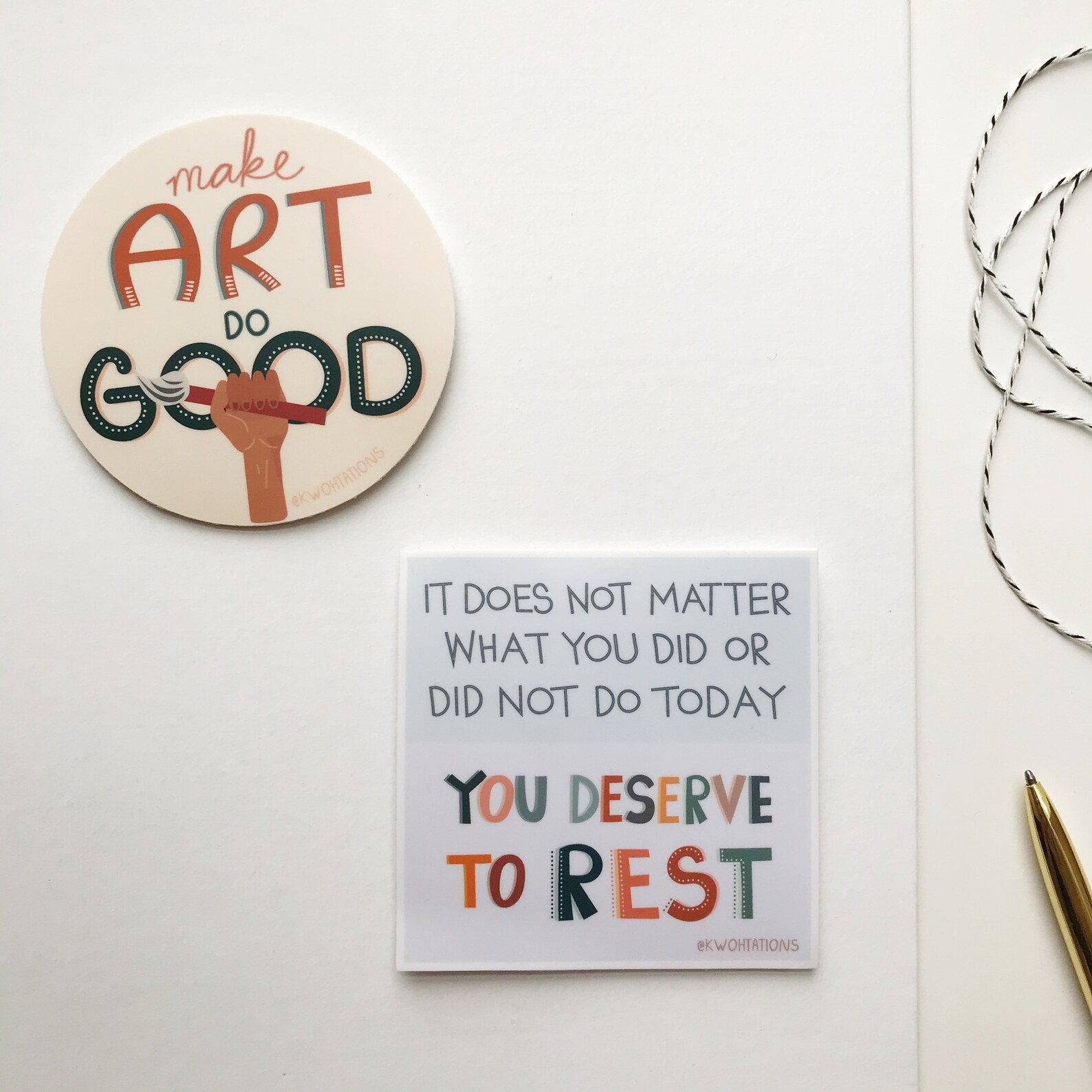 You Deserve To Rest Sticker | Etsy