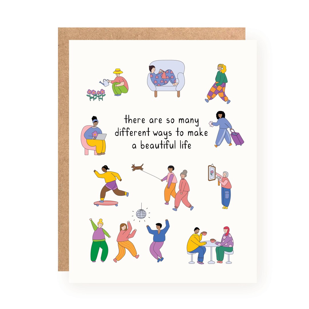 There Are so Many Different Ways to Make a Beautiful Life Card - Etsy