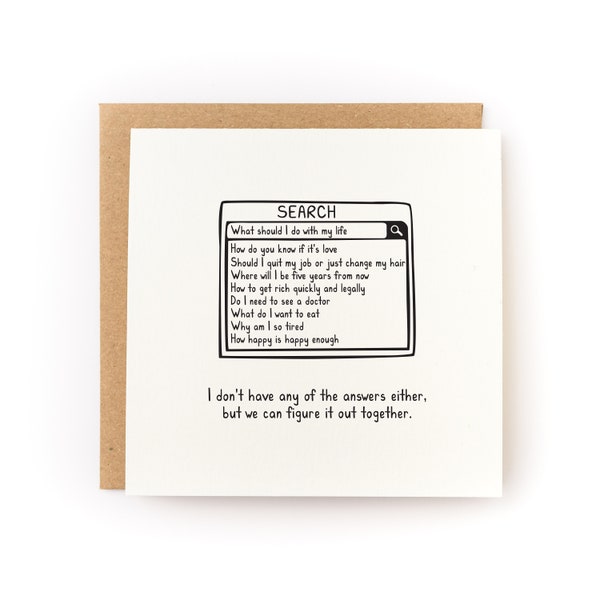 Stick Figure Card - Etsy