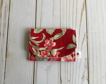 Fabric Card Wallet - Handmade Gift Card, Business Card, Debit and ...