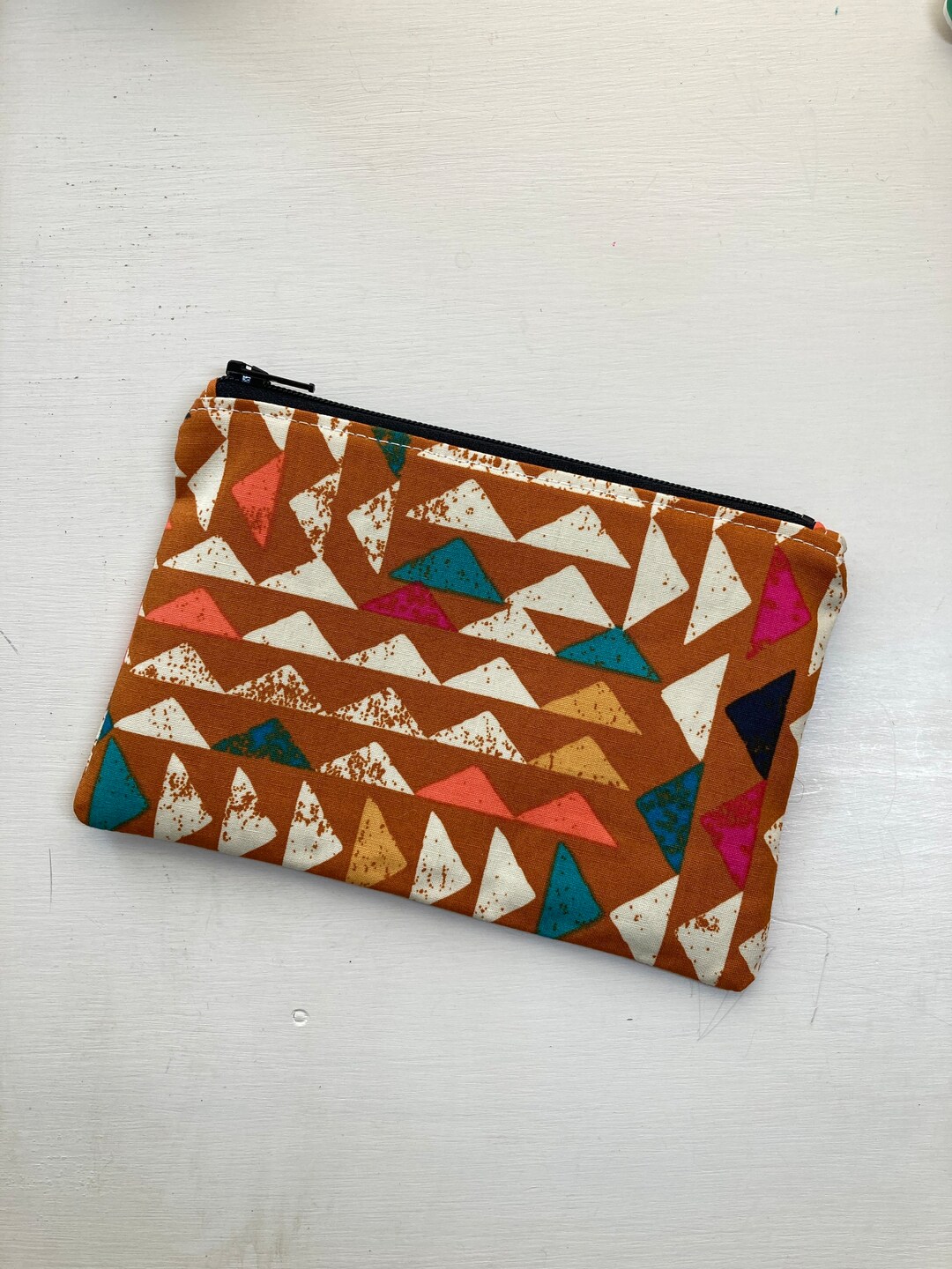 Indie Folk Fabric Zipper Pouch, Small Coin Purse, Handmade - Etsy