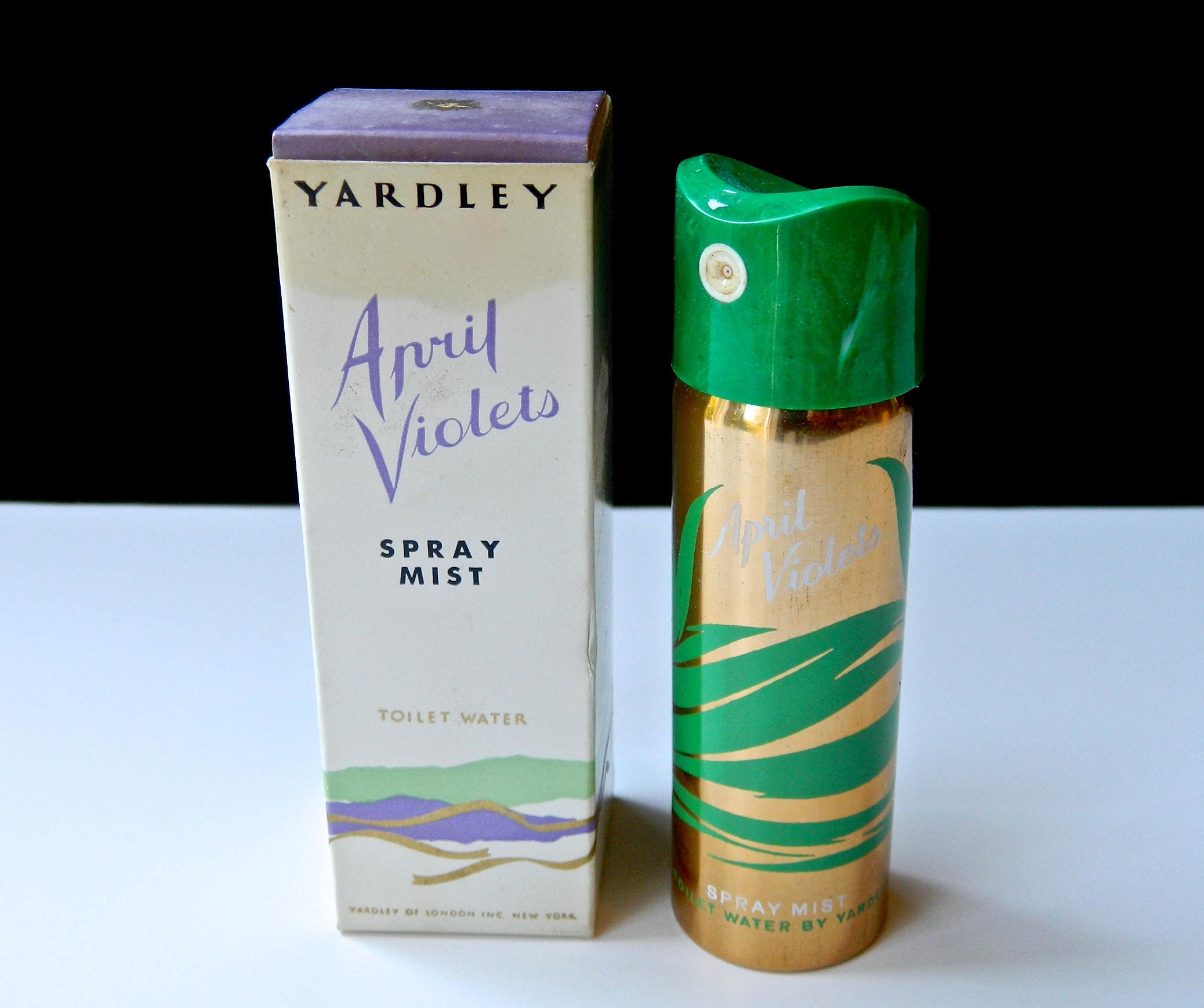 Rare Vintage APRIL VIOLETS Yardley Perfume Spray Mist Toilet | Etsy