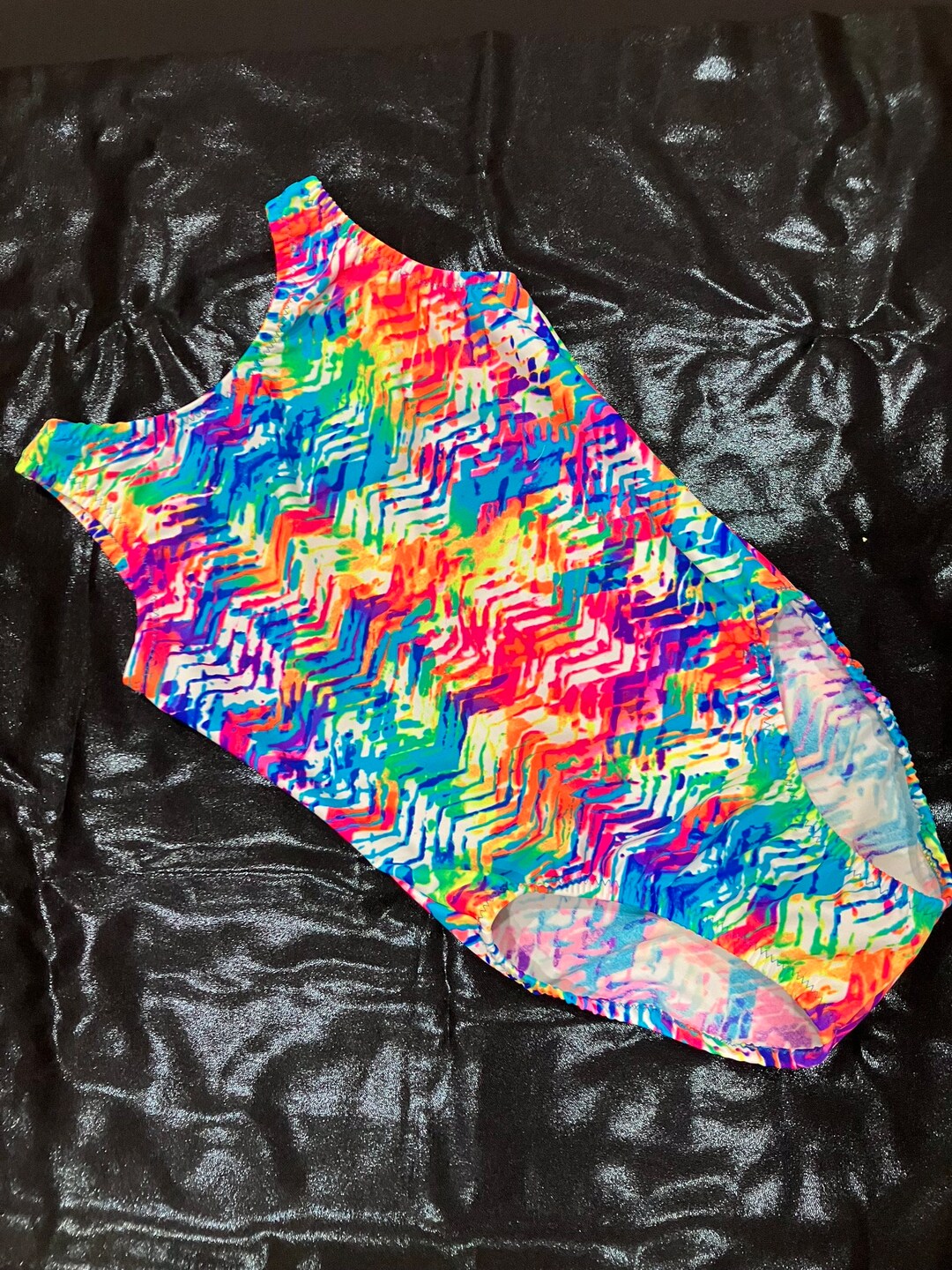 Multi Color Chevron Print Leotard - Etsy