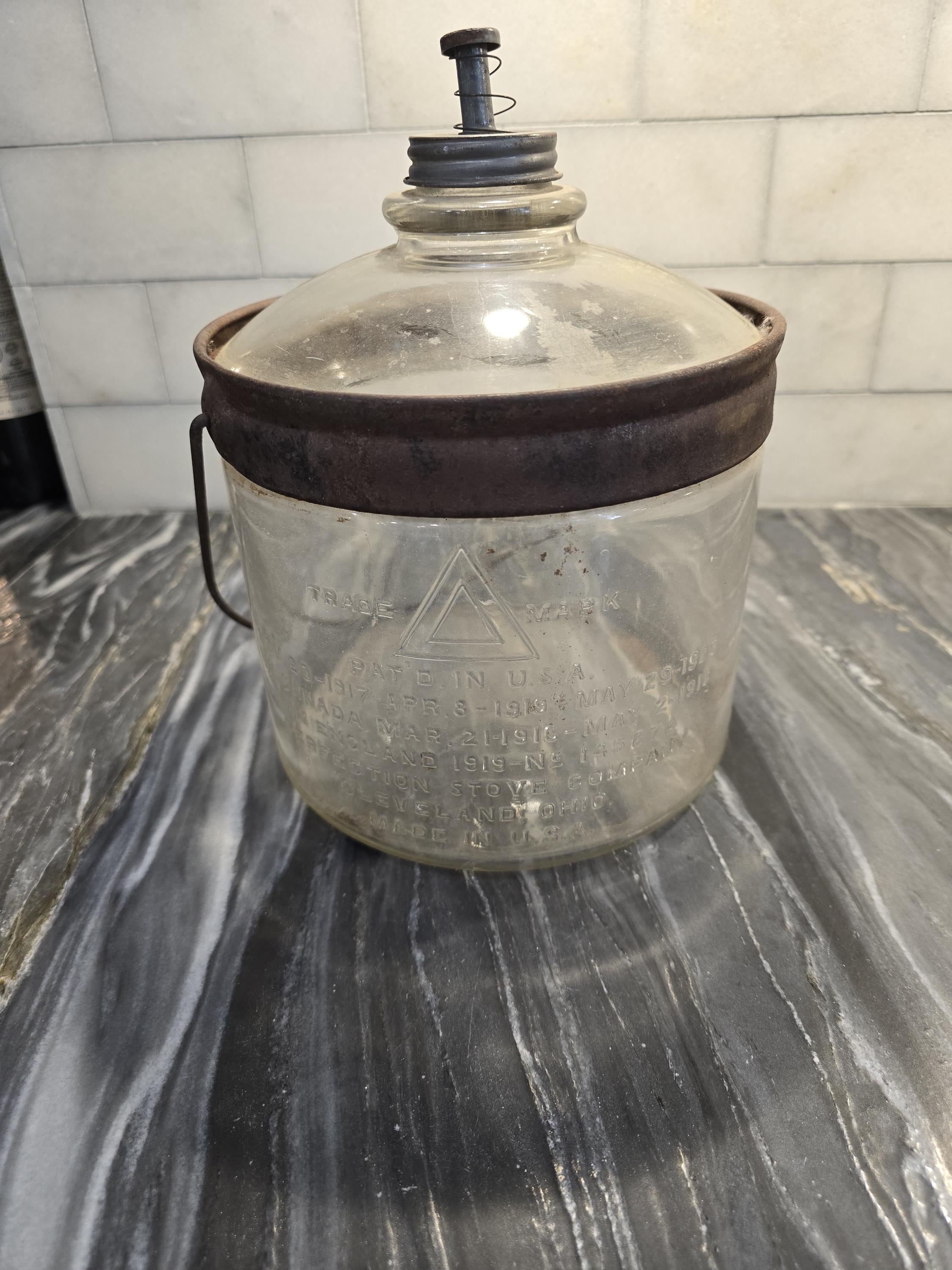 Antique Fuel Jar for Kerosene Cook Stove - Etsy