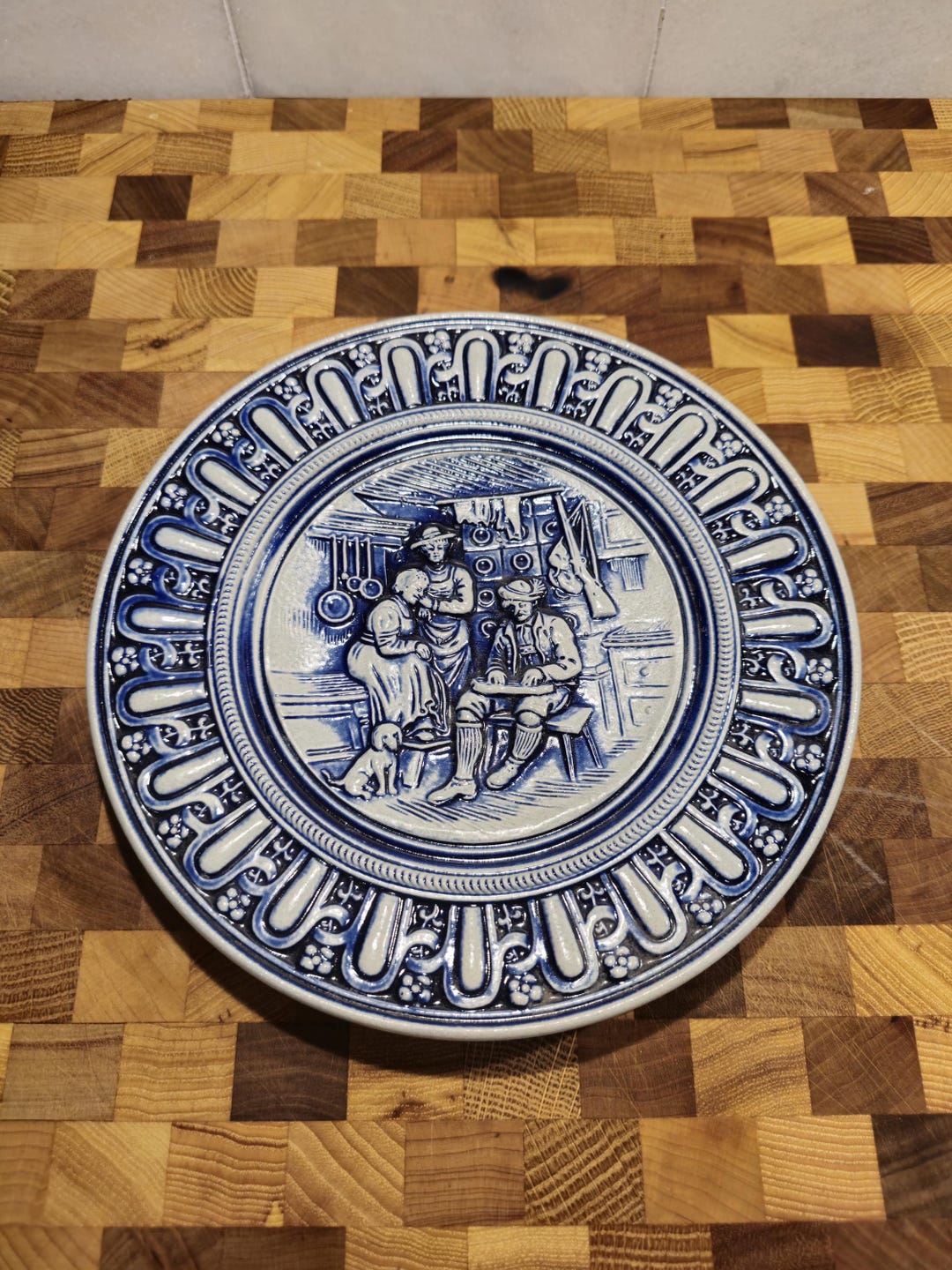 Vintage Simon Peter Gerz German Pottery Collective Plate - Etsy