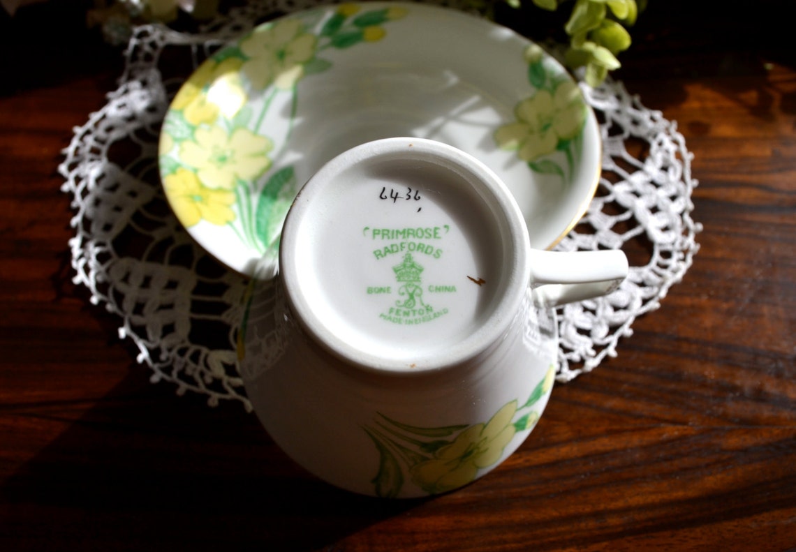 Radfords Fine Bone China Tea Cup and Saucer ~ Tea Cup and Saucer Set ...