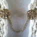 The Mattie Gold Tone Resin Medallion Sweater Clip Adds a Touch of ...