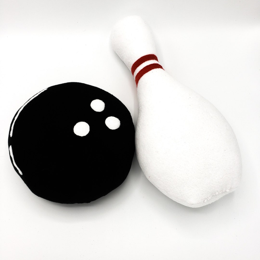 Bowling Ball and Pin Combo Pillow Plush Plushie Decorative - Etsy