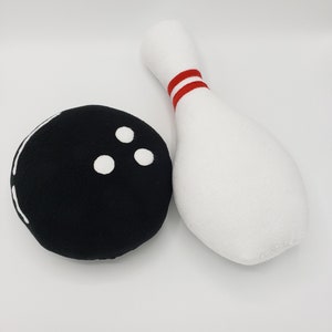 Bowling Ball and Pin Combo Pillow Plush Plushie Decorative - Etsy