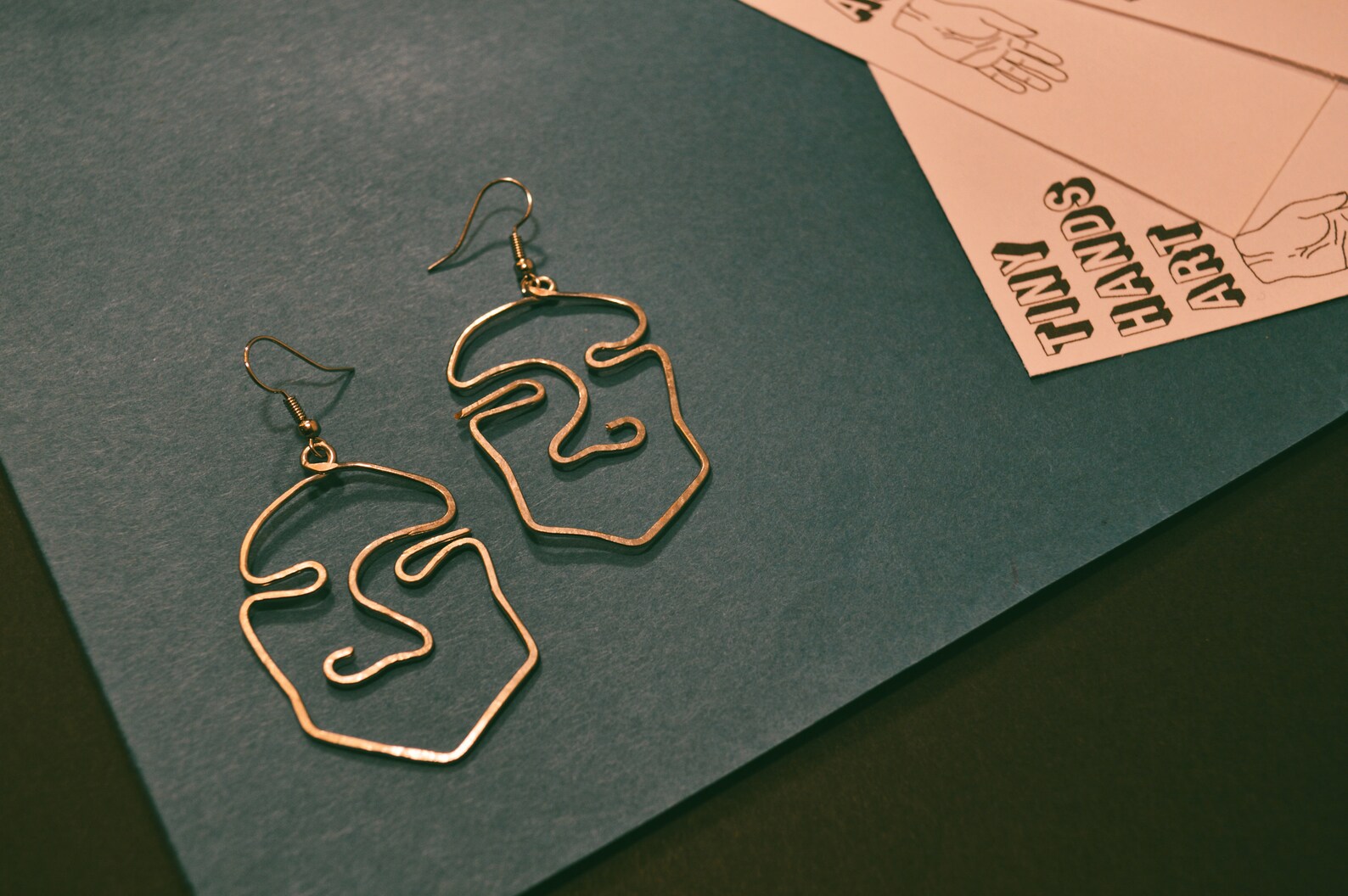 Abstract Face Earrings - Etsy