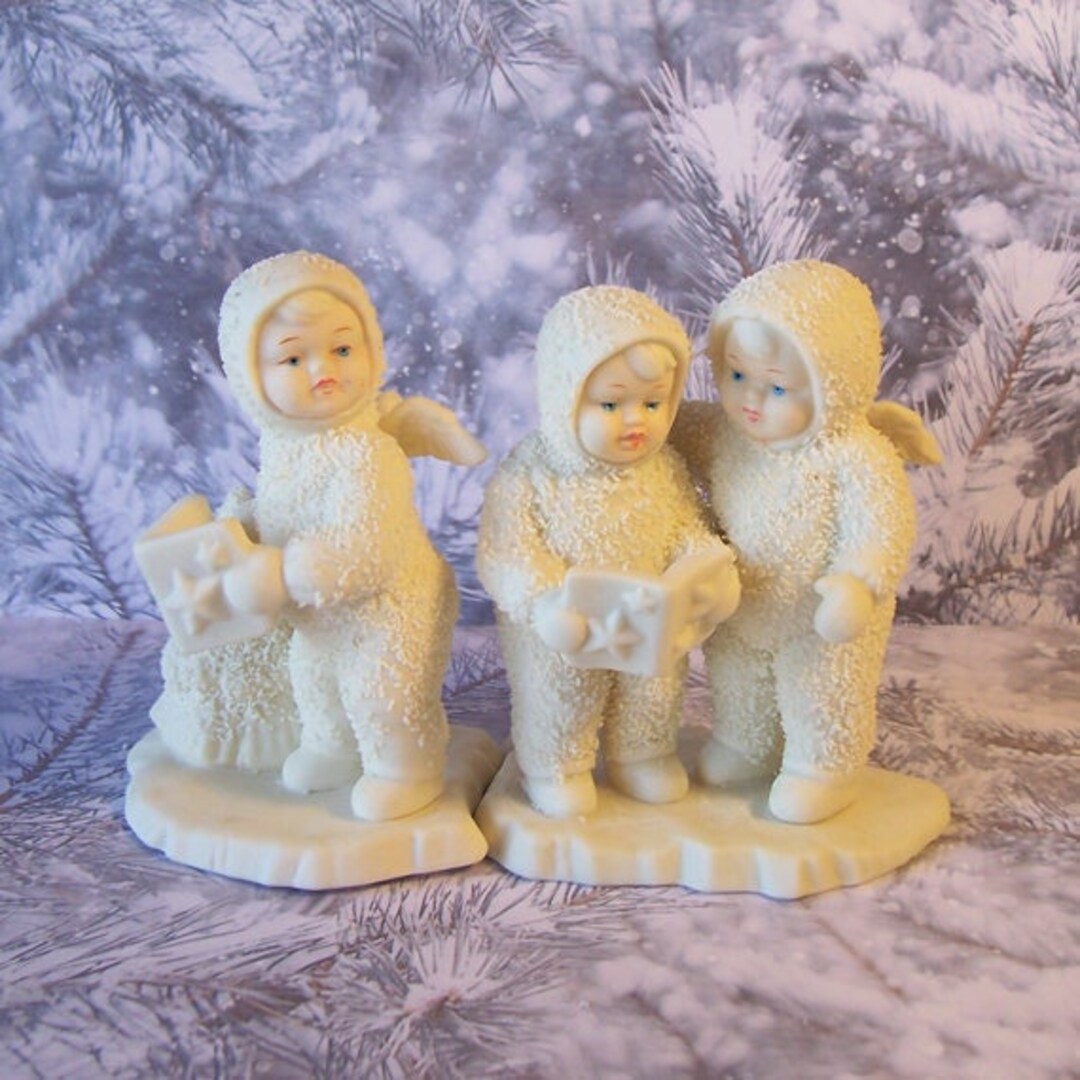 Vintage 1990 Department 56 Snowbabies twinkle Little Stars Set of 2 ...