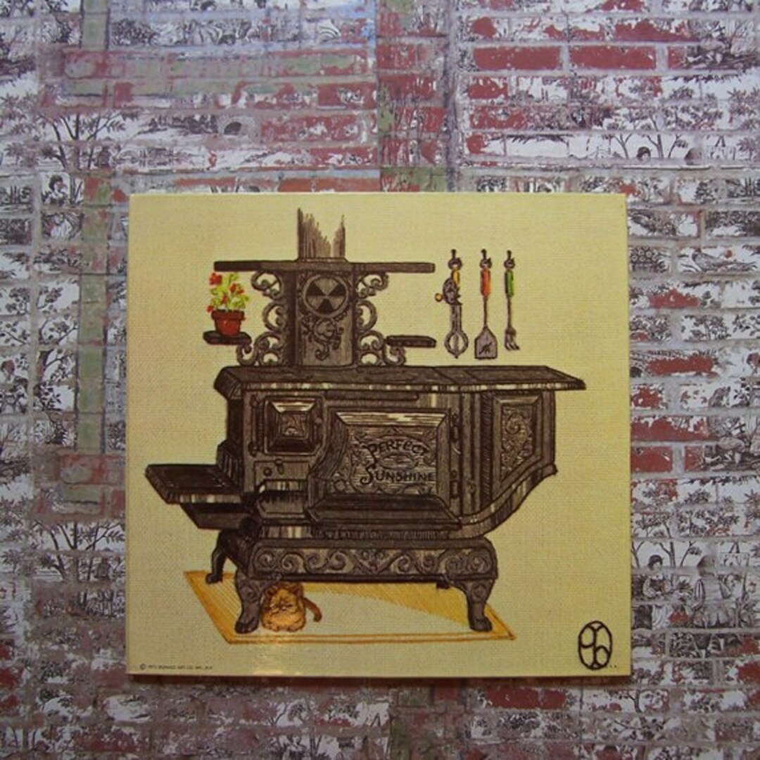 Vintage Hot Plate Plaque Wall Art by Donald Art Industries Copyright ...