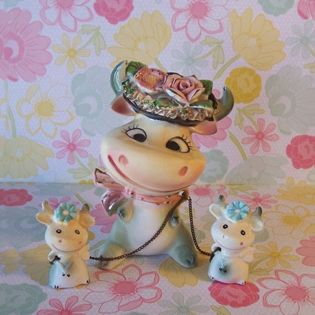 RARE! 1950s Vintage Whimsical Lipper & Mann Hand Painted ...
