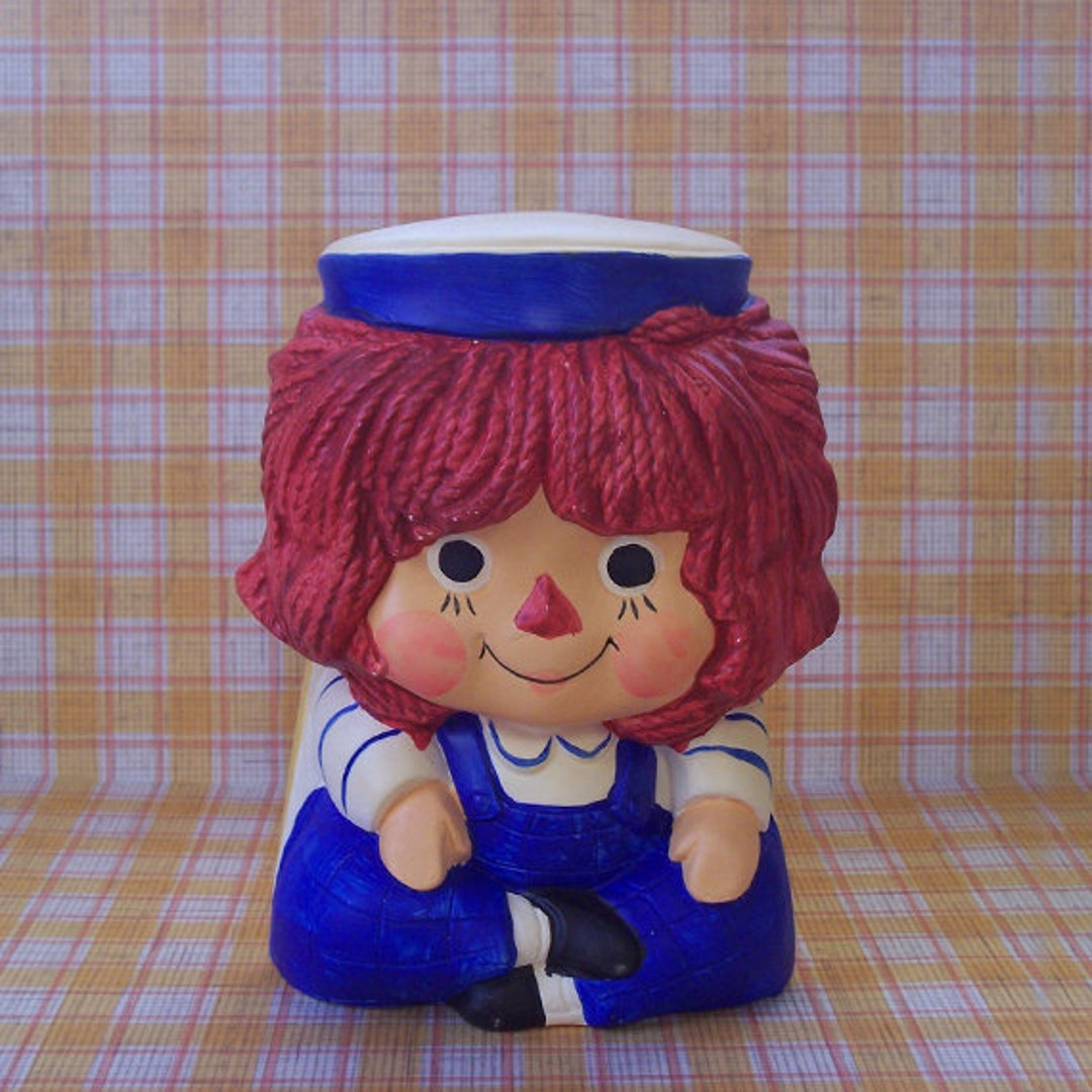 Lovable Vintage Ardco Raggedy Andy Planter - Etsy