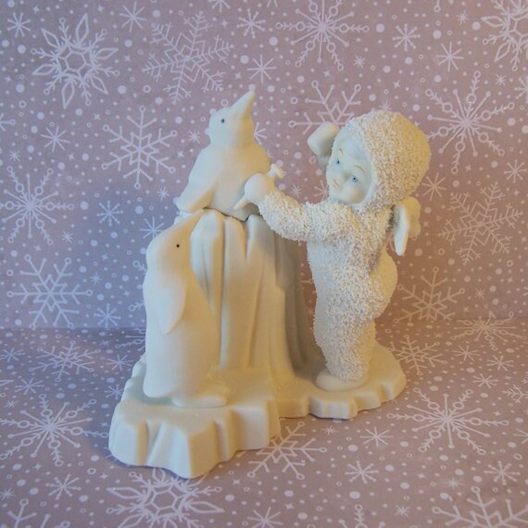 1993 Department 56 Snowbabies “i'm Making an Ice Sculpture!” Snowbaby ...