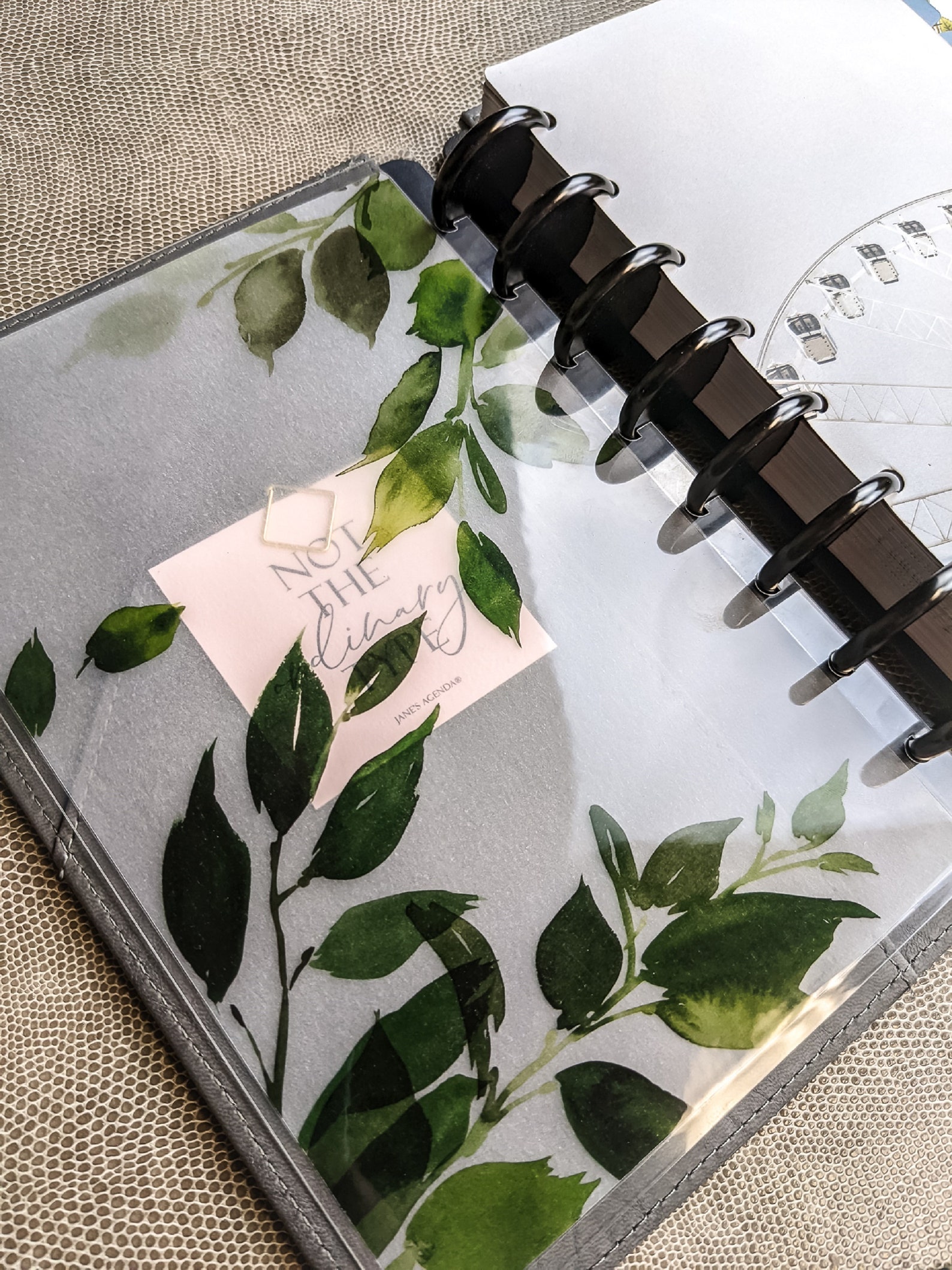 Translucent Planner Cover for Discbound Notebooks and Planners - Etsy