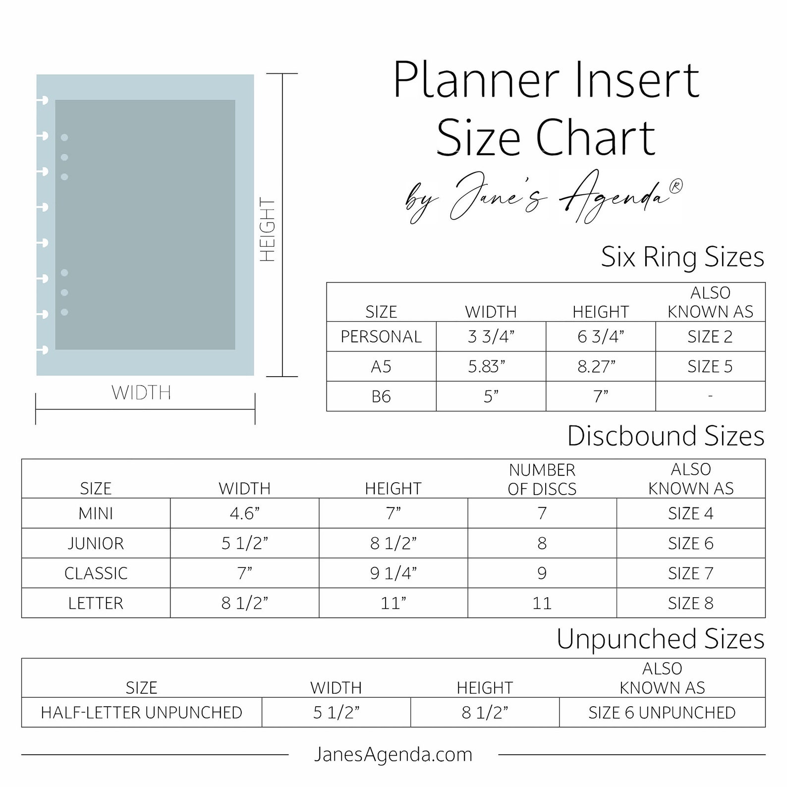 PRINTED Lined Notes Planner Inserts for Discbound Planner - Etsy