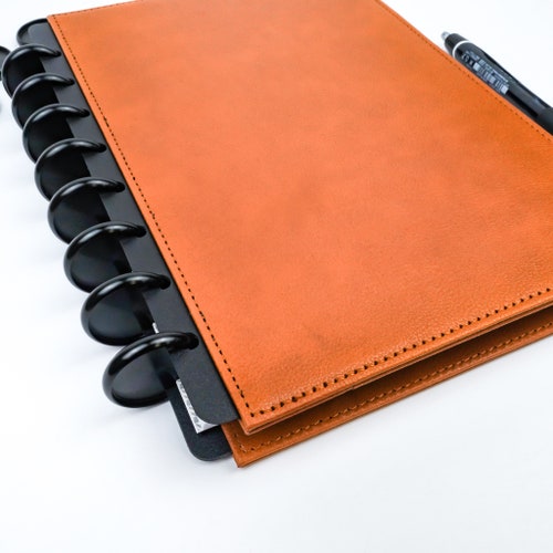 Leather Personalized Discbound Planner Cover - Etsy