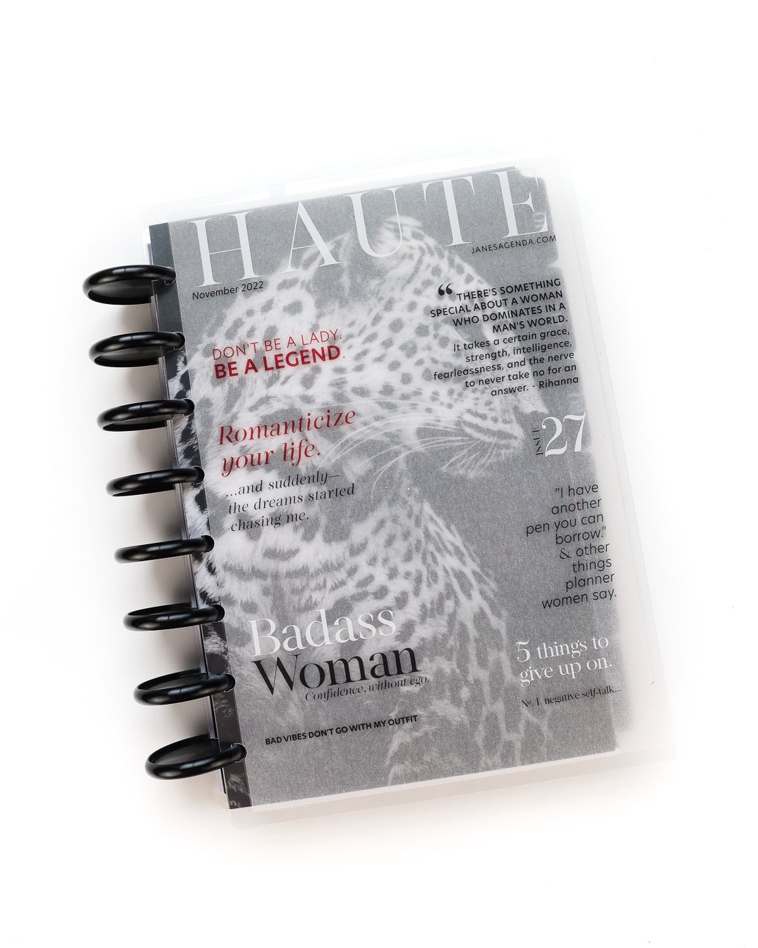 Translucent Planner Cover for Discbound Notebooks and Planners ...