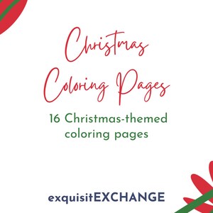 Christmas Printable Coloring Pages Fun Educational Materials for ...