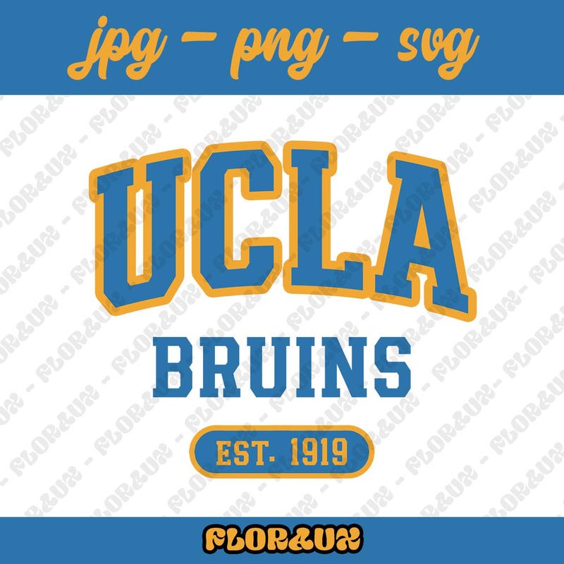 Ucla Logo Svg Bruins - Etsy