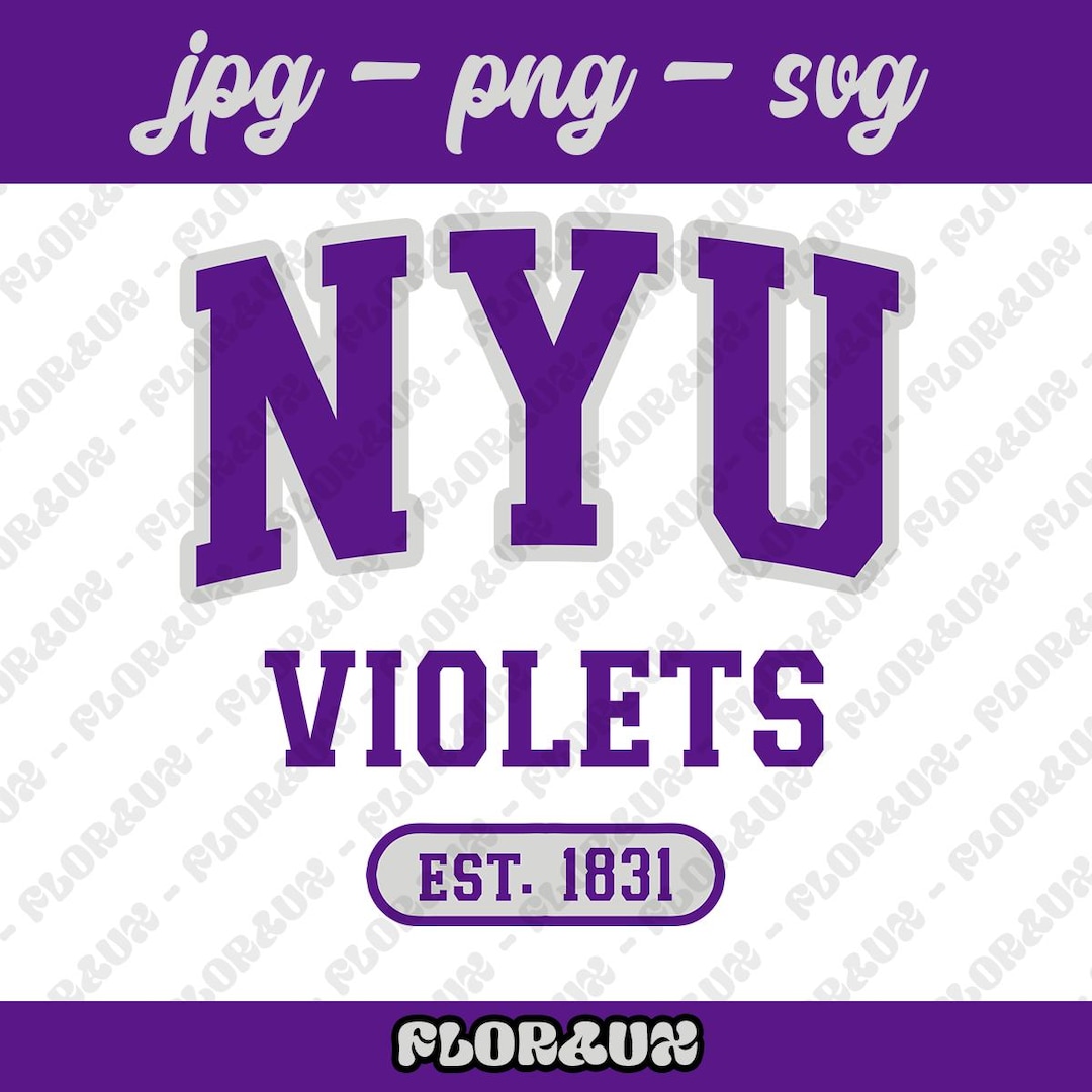 New York University SVG, Violets Athletics, Violets SVG, NYU, Ready for ...