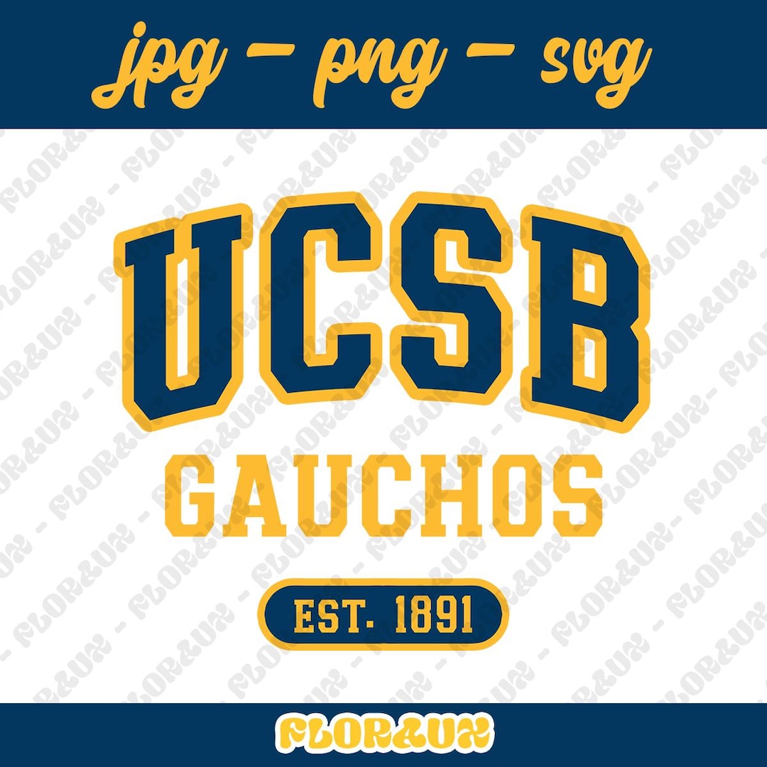 University of California Santa Barbara SVG, Gauchos Athletics, Gauchos ...