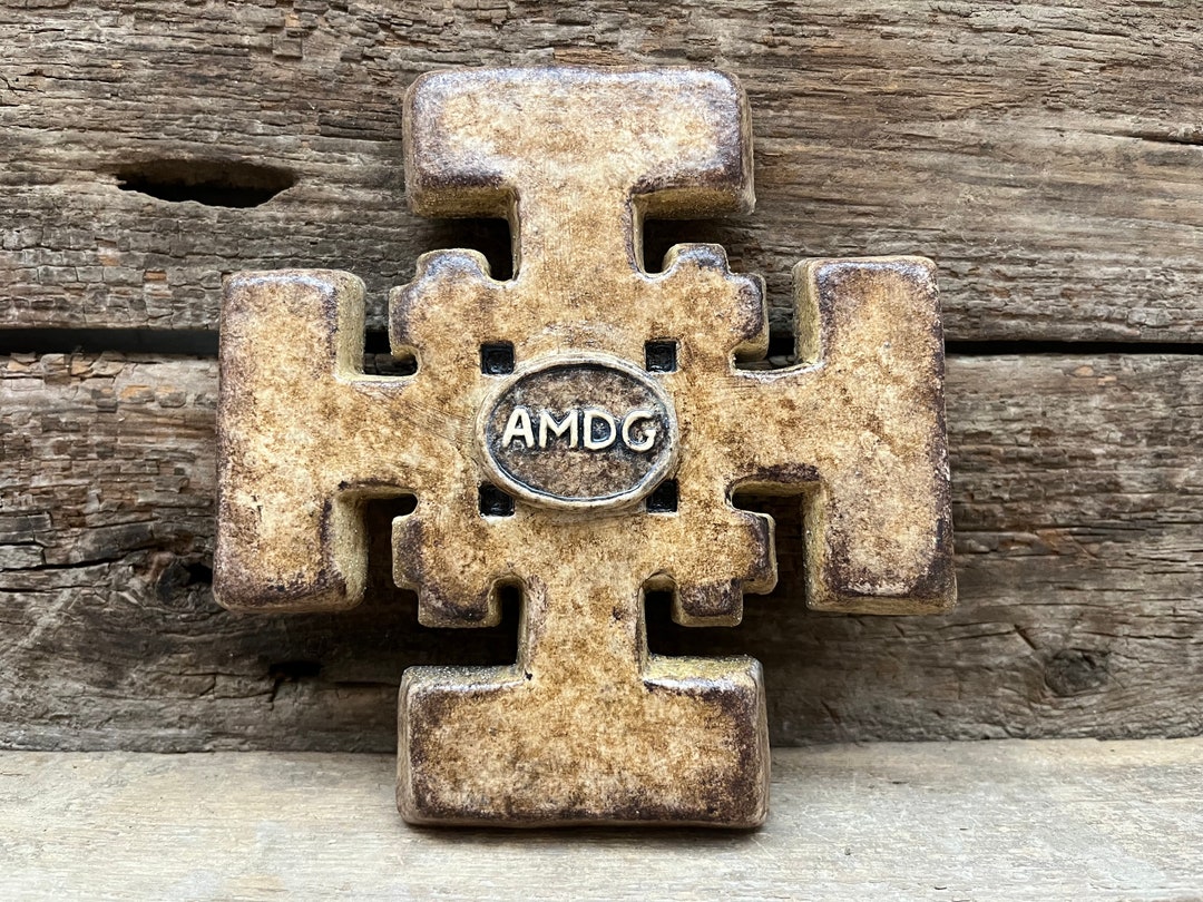 Kairos Cross AMDG Jerusalem Cross Jesuit Catholic Kairos Retreat Live ...