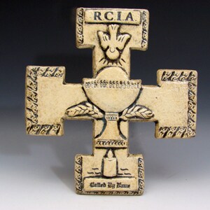 RCIA Sacramental Cross Baptism Eucharist Confirmation Chalice - Etsy