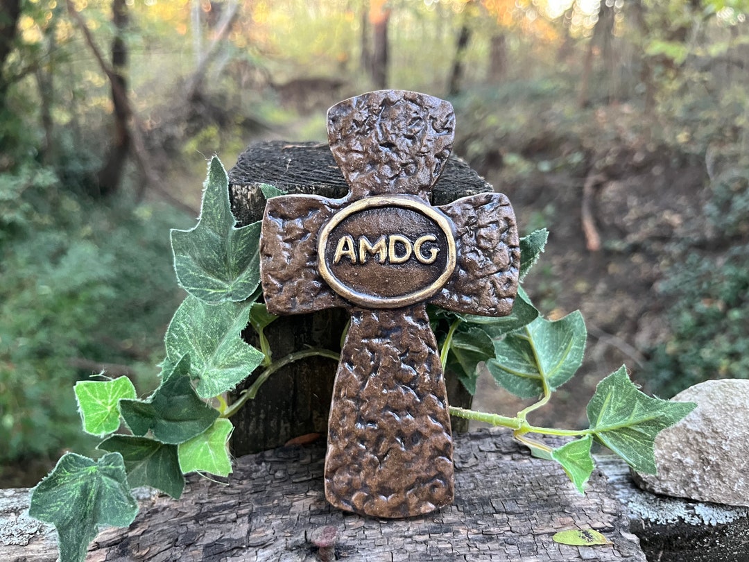 AMDG Cross Ad Majorem Dei Gloriam for the Greater Glory of God Kairos ...
