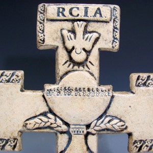 RCIA Sacramental Cross Baptism Eucharist Confirmation Chalice - Etsy