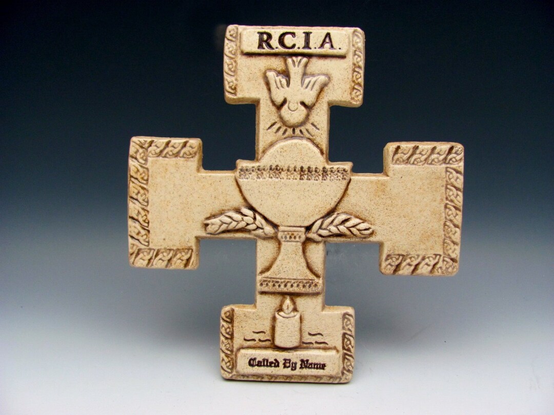 RCIA Sacramental Cross Called by Name Baptism Eucharist Confirmation ...