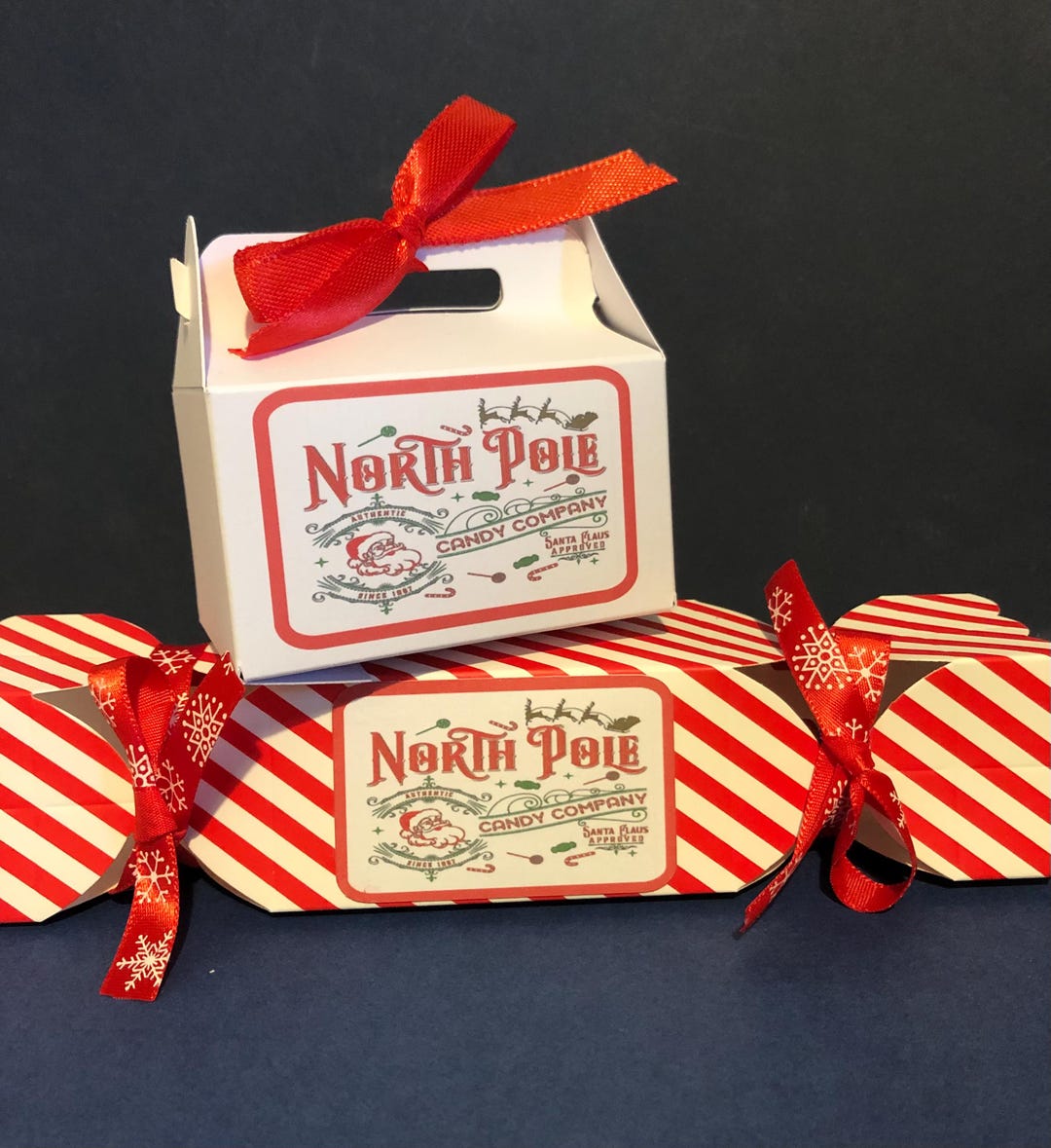 Cracker Shaped Gift Boxes for Christmas Eve Boxes - Etsy UK