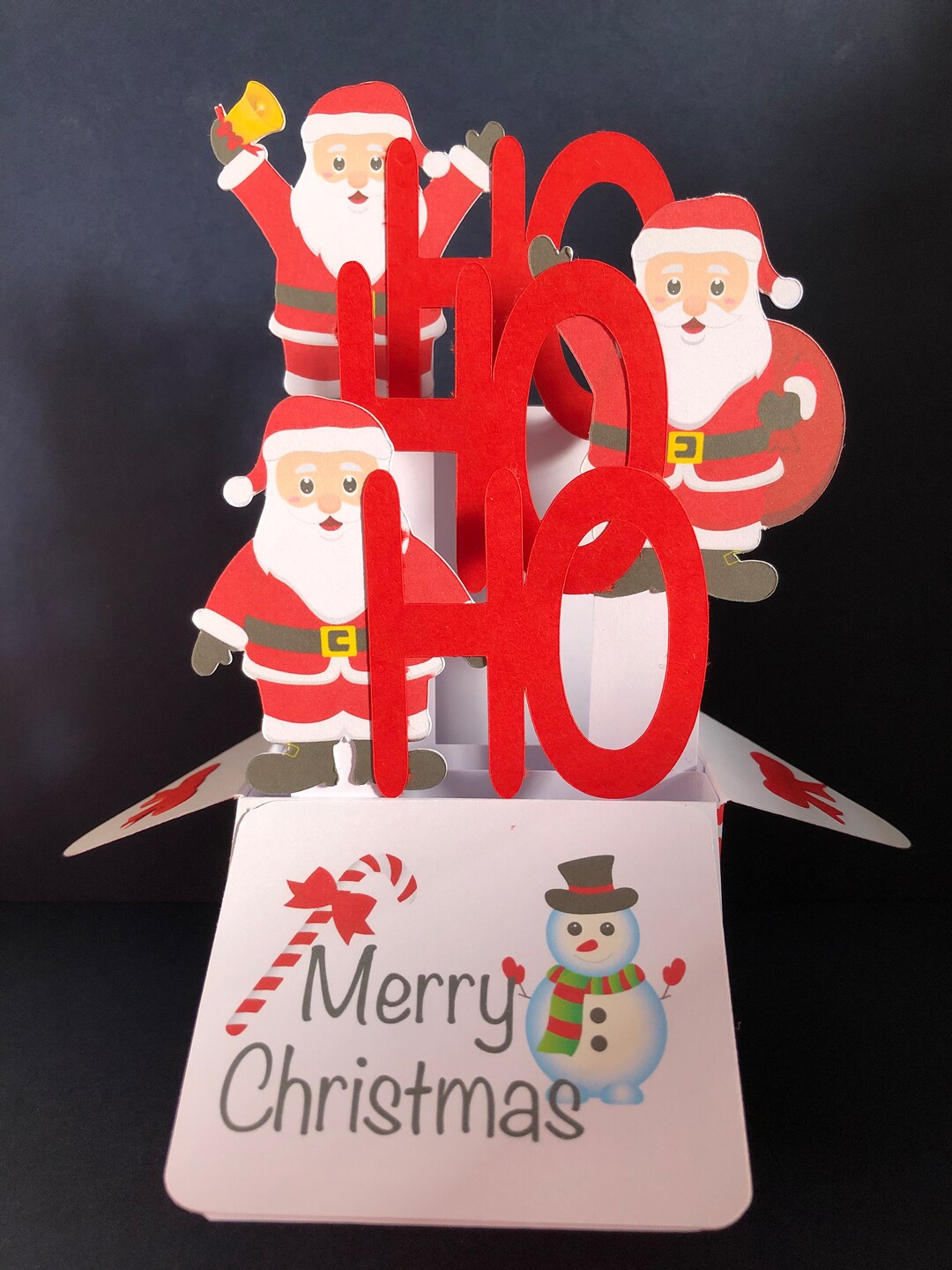 Santa Pop up Christmas Card - Etsy