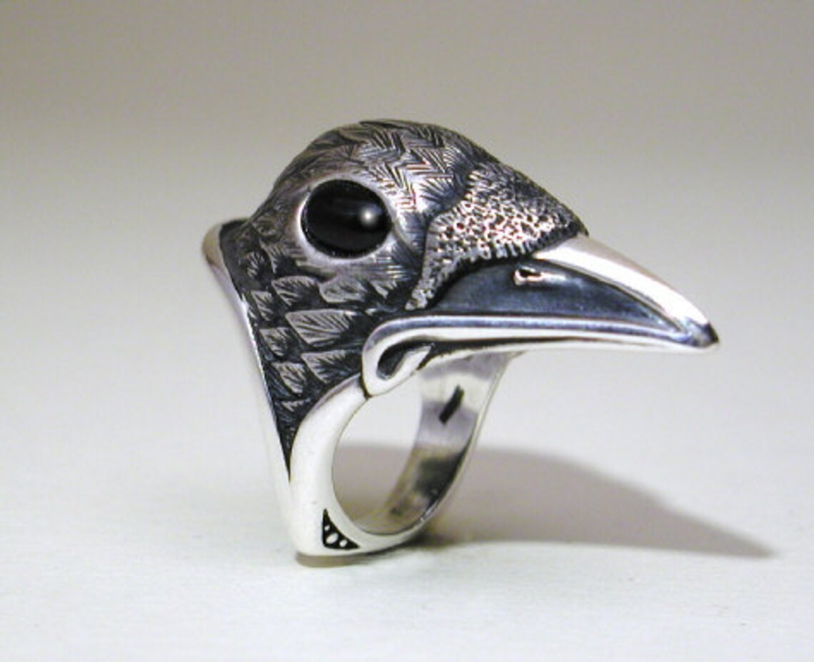 Raven Ring - Etsy