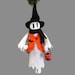 Halloween Ghost Clothespin Ornament, Trick or Treat Ghost, Peg Doll ...