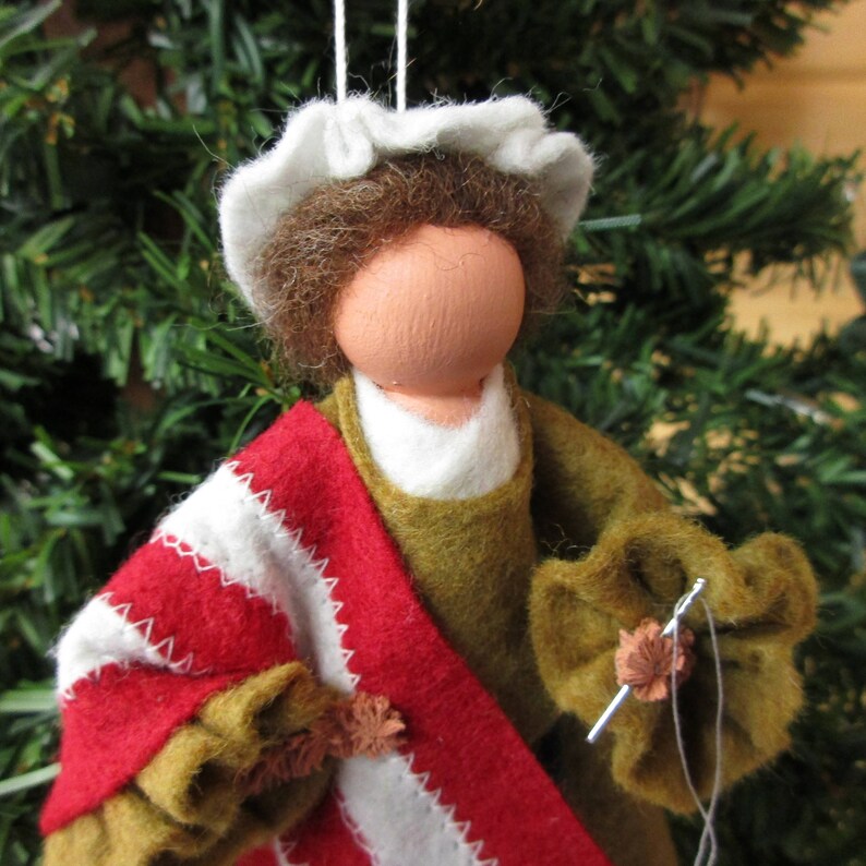 Betsy Ross Clothespin Ornament Patriotic Decor July 4th - Etsy