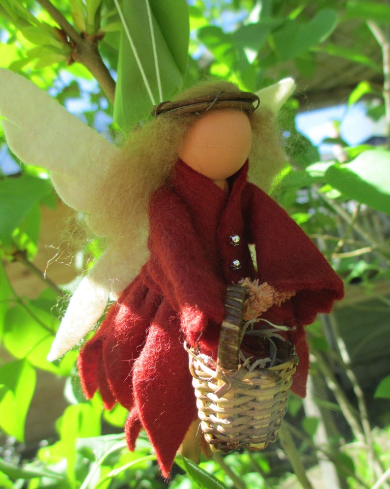 Fairy Christmas Ornament Woodland Fairy Clothespin Ornament Etsy