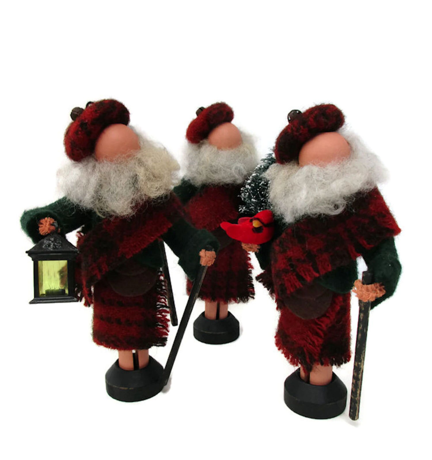 Scottish Highlander Santa Clothespin Ornament, Santa Wearing a Kilt ...