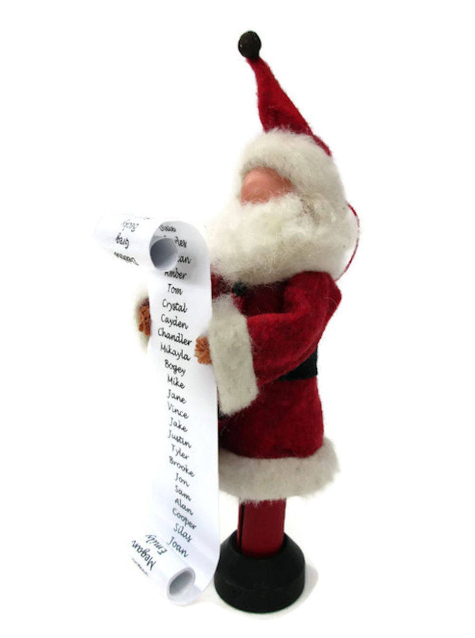Personalized Santa Claus Ornament Santa With List Naughty or - Etsy Canada