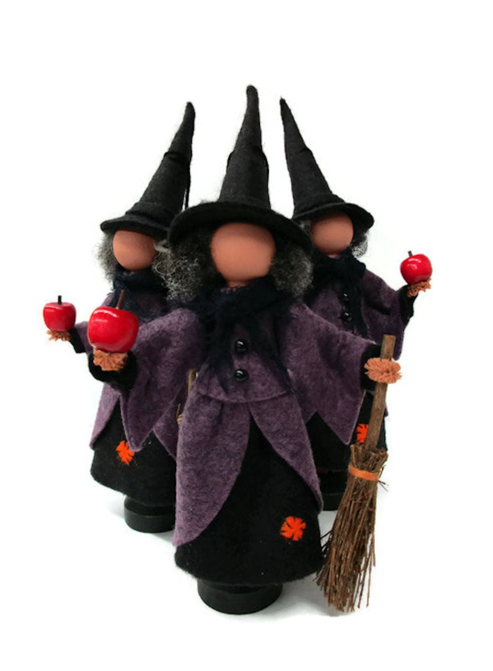 Halloween Hag Clothespin Ornament, Wicked Witch, Halloween Decor, Peg ...