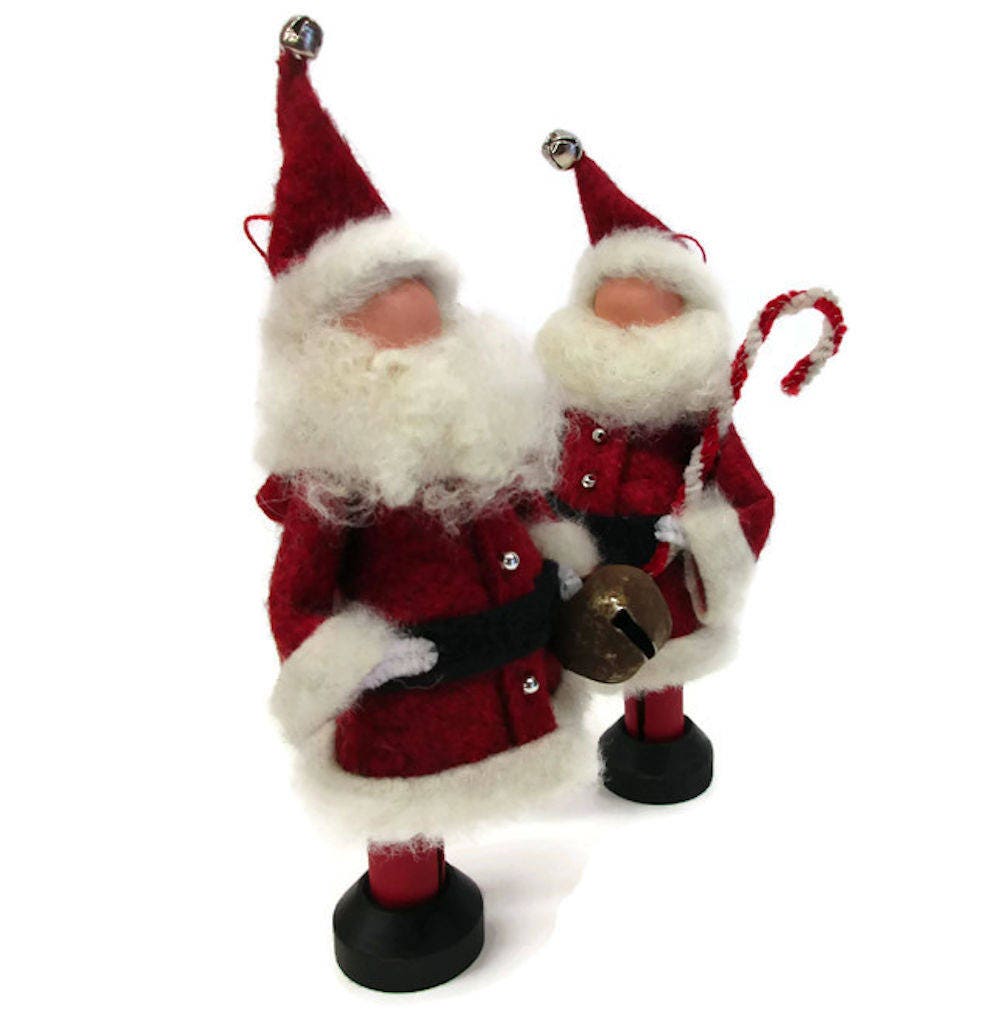 Santa Claus Ornament Traditional American Santa St Nicholas - Etsy Canada