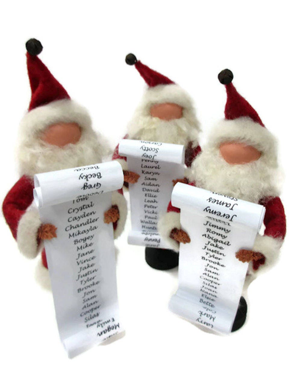 Personalized Santa Claus Ornament Santa With List Naughty or - Etsy Canada