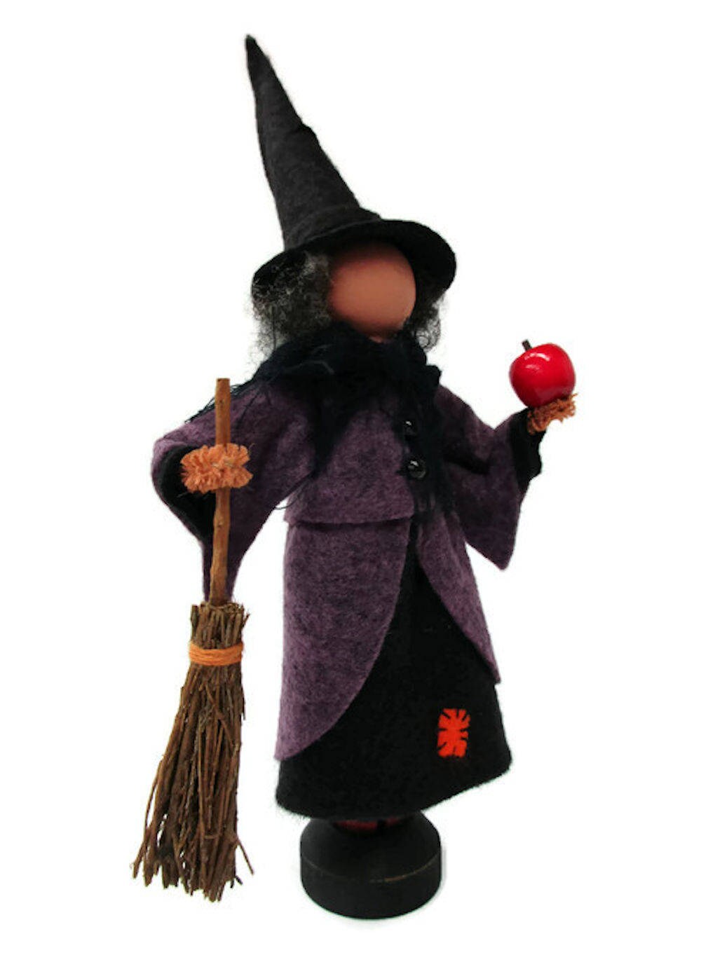 Halloween Hag Clothespin Ornament, Wicked Witch, Halloween Decor, Peg ...