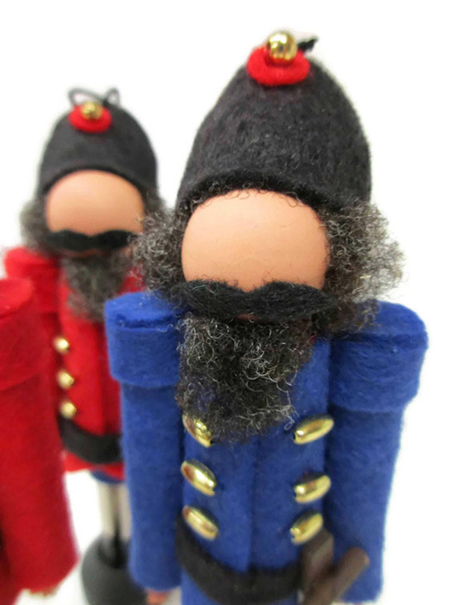 Nutcracker Christmas Ornament, Clothespin Ornament, Toy Soldier, Peg ...